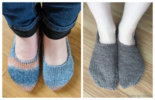 Basic Knit Slipper Pattern