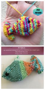6 Knit Toy Fish Free Knitting Patterns - Knitting Pattern