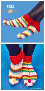 Knit Christmas Elf Socks Free Knitting Patterns - Knitting Pattern