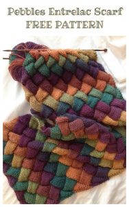 Knit Entrelac Scarf Free Knitting Pattern - Knitting Pattern