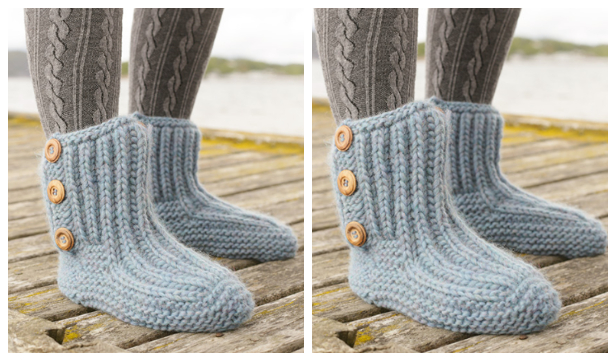 Adult Rib Boots Free Knitting Pattern - Knitting Pattern