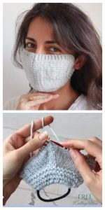 10 Knit Face Mask Free Knitting Patterns and Paid - Knitting Pattern