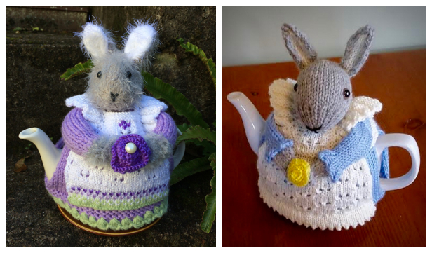 Knit Bunny Tea Cozy Free Knitting Patterns - Knitting Pattern