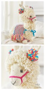 Amigurumi Toy Llama Free Knitting Pattern & Paid - Knitting Pattern