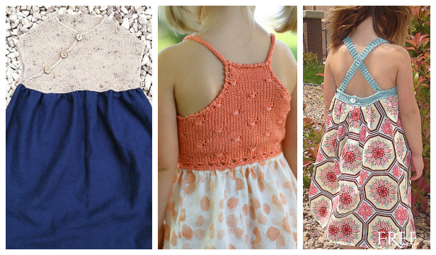 Knit Fabric Sundress Free Knitting Patterns - Knitting Pattern