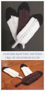 Feather Applique Free Knitting Patterns - Knitting Pattern