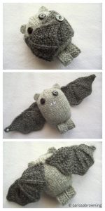 Amigurumi Halloween Bat Knitting Patterns - Knitting Pattern