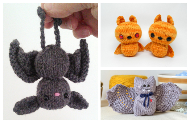 Amigurumi Halloween Bat Knitting Patterns - Knitting Pattern