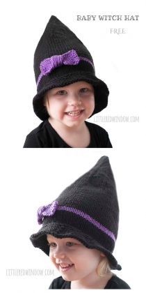 Halloween Witch Hat Free Knitting Patterns & Paid - Knitting Pattern