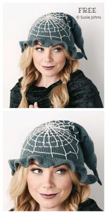 Halloween Witch Hat Free Knitting Patterns & Paid - Knitting Pattern