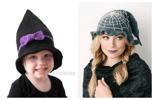 Halloween Witch Hat Free Knitting Patterns & Paid - Knitting Pattern