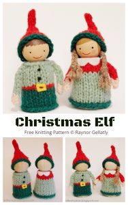 Amigurumi Christmas Elf Free Knitting Patterns - Knitting Pattern