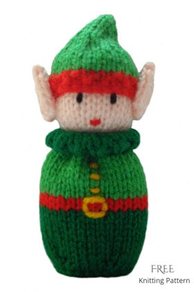Amigurumi Christmas Elf Free Knitting Patterns - Knitting Pattern
