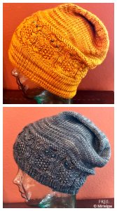 Cabled Owl Hat Free Knitting Patterns - Knitting Pattern