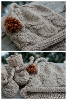 Cabled Owl Hat Free Knitting Patterns - Knitting Pattern