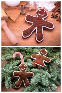 Gingerbread Man Free Knitting Patterns - Knitting Pattern