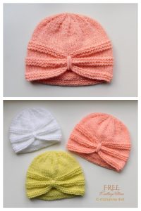 Turban Hat Free Knitting Pattern - Knitting Pattern