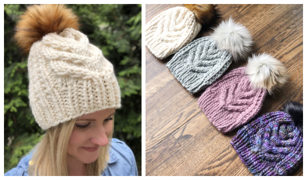 Char Char Cable Hat Free Knitting Pattern - Knitting Pattern