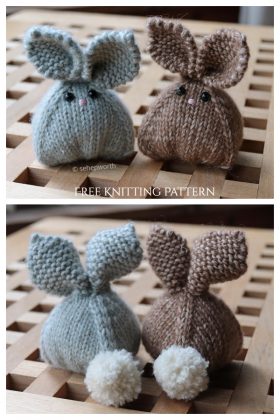 Knit Toy Bunny Buddies Free Knitting Patterns - Knitting Pattern