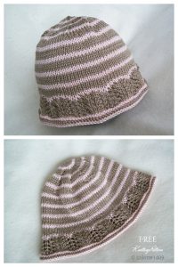 Knit Brim Sun Hat Free Knitting Patterns & Paid - Knitting Pattern