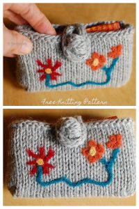 Knit Pocket Tissue Cover Free Knitting Patterns - Knitting Pattern