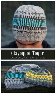 Fair-isle Clayoquot Toque Hat Free Knitting Pattern (All Sizes ...
