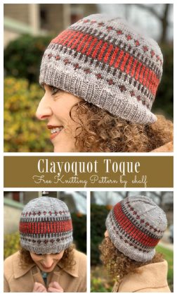 Fair-isle Clayoquot Toque Hat Free Knitting Pattern (All Sizes ...