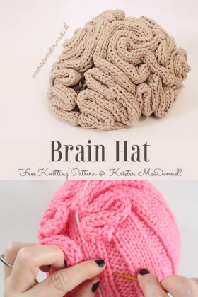 Brain Hat Free Knitting Pattern - Knitting Pattern