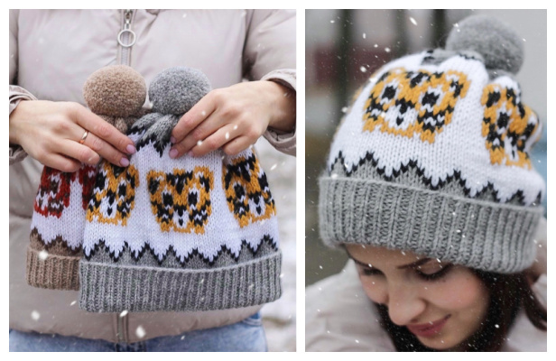 Knitting Pattern Tiger Hat Giant Tiger Knitting Pattern Download