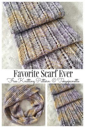 Chevron Scarf Free Knitting Patterns - Knitting Pattern