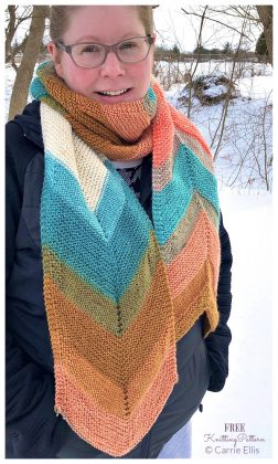 Chevron Scarf Free Knitting Patterns - Knitting Pattern