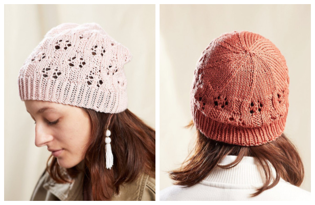 Lace Lily Hat Free Knitting Pattern - Knitting Pattern