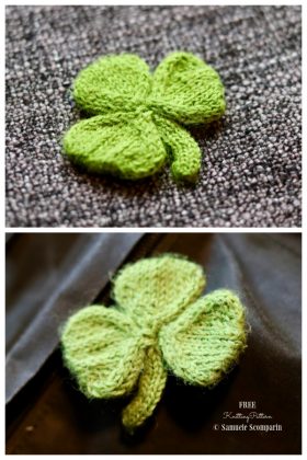 Shamrock Free Knitting Patterns - Knitting Pattern