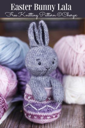 Amigurumi Easter Bunny Lala Free Knitting Pattern - Knitting Pattern