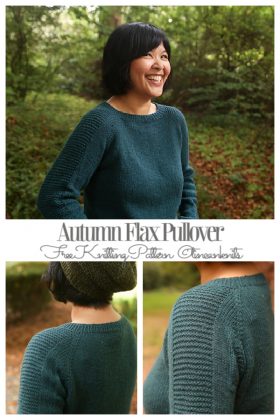Flax Pullover Sweater Free Knitting Patterns - Knitting Pattern