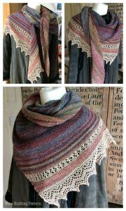 Linus Garter Stitch Shawl Free Knitting Pattern - Knitting Pattern