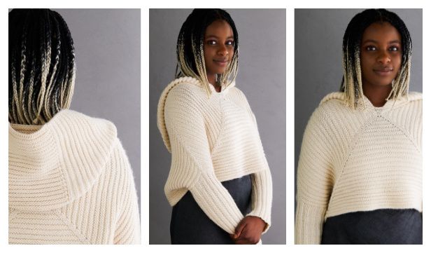 Center Point Popover Hoodie Knitting Pattern - Knitting Pattern