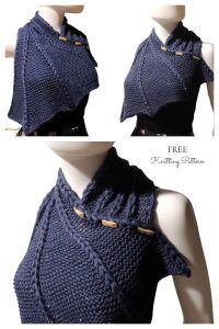 Dragon Wing Cowl Free Knitting Pattern - Knitting Pattern