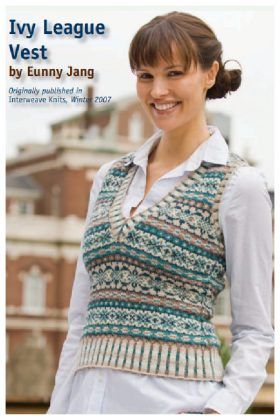 Ivy League Vest Free Knitting Pattern - Knitting Pattern