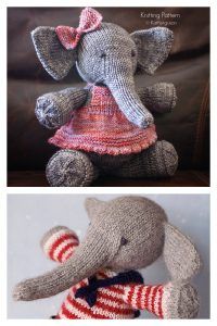 Elijah Elephant Knitting Pattern - Knitting Pattern