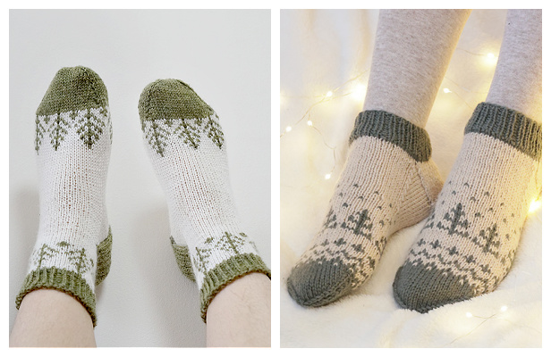 Christmas Socks Free Knitting Patterns - Knitting Pattern