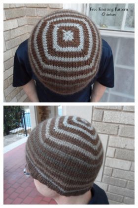 Turn A Square Hat Free Knitting Pattern - Knitting Pattern