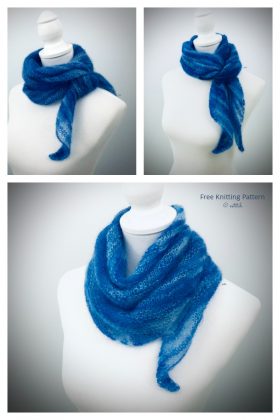 Fluff Scarf Shawl Free Knitting Pattern - Knitting Pattern