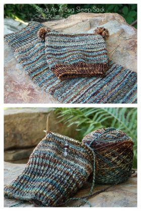 Snug As A Bug Sleep Sack Free Knitting Pattern - Knitting Pattern