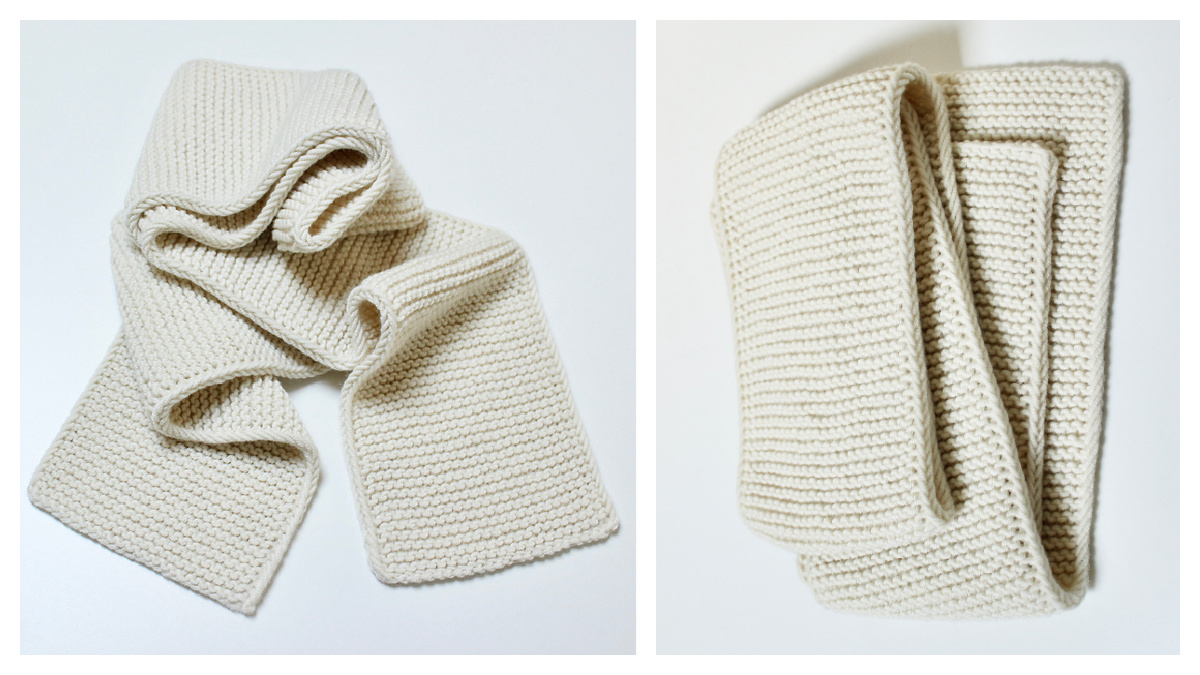 Distitch Edge Scarf Free Knitting Pattern - Knitting Pattern