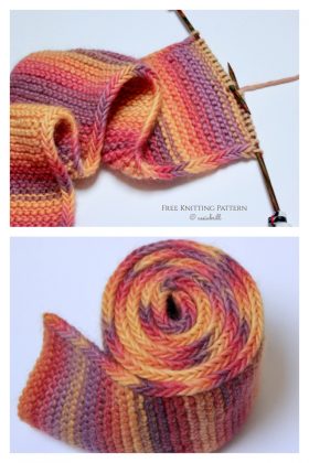 Distitch Edge Scarf Free Knitting Pattern - Knitting Pattern
