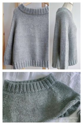 Easy Sunday Morning Pullover Sweater Free Knitting Pattern - Knitting ...