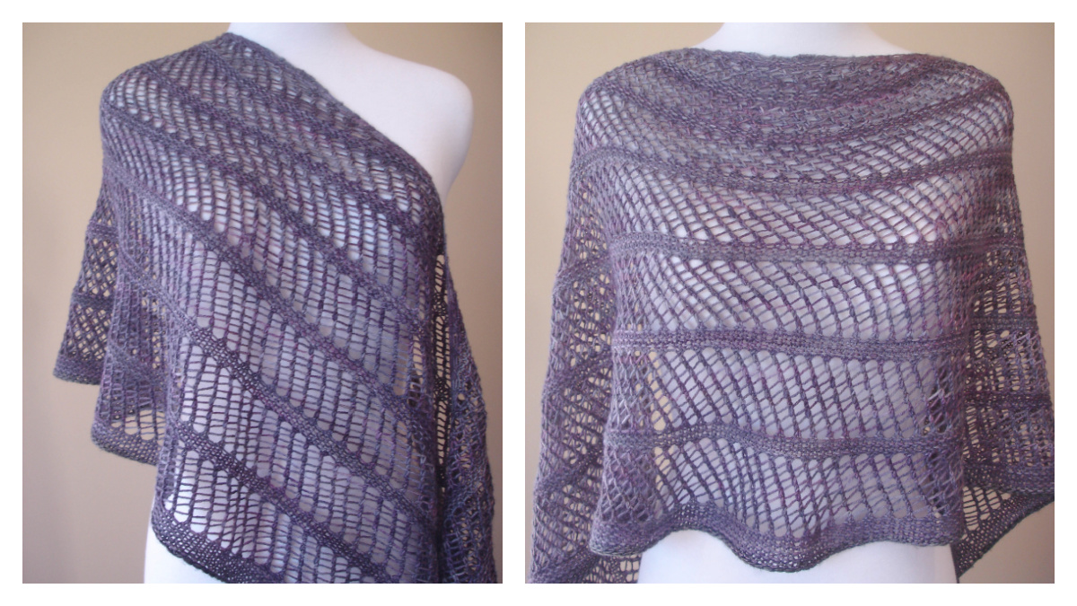 Lace Wave Shawl Free Knitting Pattern - Knitting Pattern