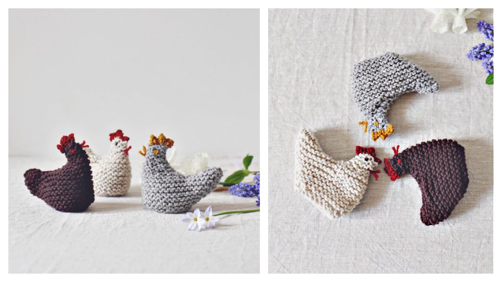 Chubby Little Hen Free Knitting Pattern - Knitting Pattern