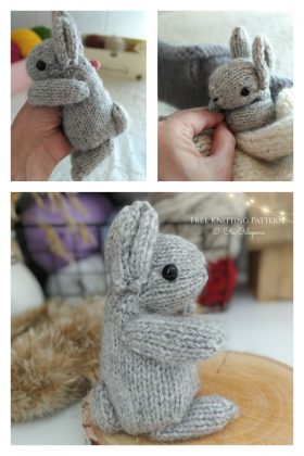 Easter Rabbit Toy Free Knitting Pattern - Knitting Pattern
